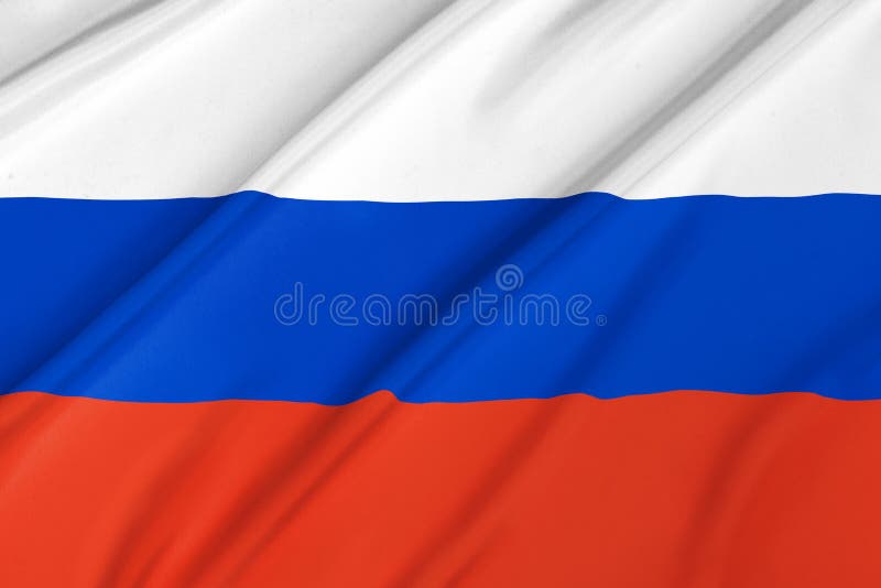 Russian Flag Fluttering in the Wind Stock Illustration - Illustration ... Russian Flag Fluttering in the Wind Stock Illustration - Illustration ...