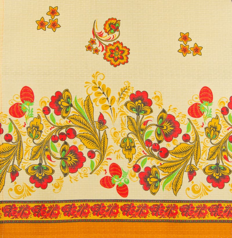 Russian floral pattern stock photo. Image of textile - 39337306