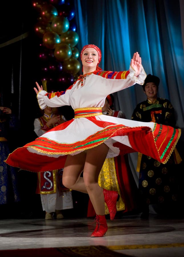 Russian folk dance editorial stock photo. Image of cheerful - 18242603