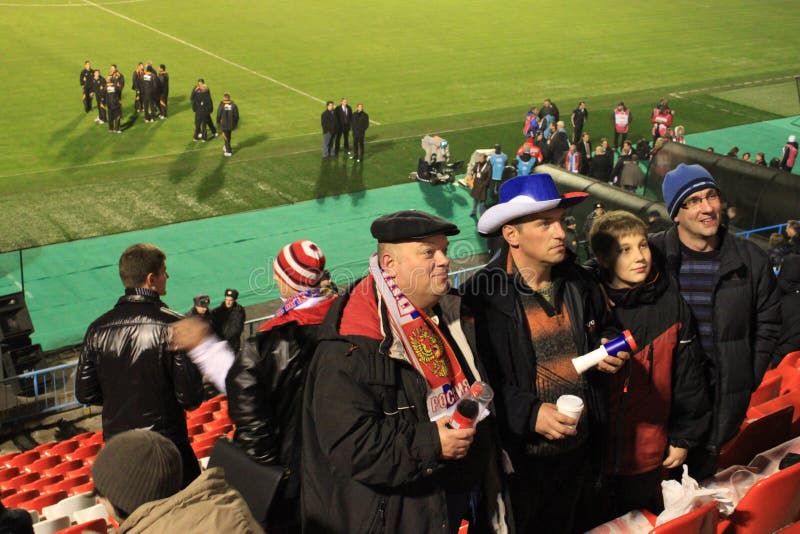 Russian Football Fans editorial photography. Image of football - 17094867