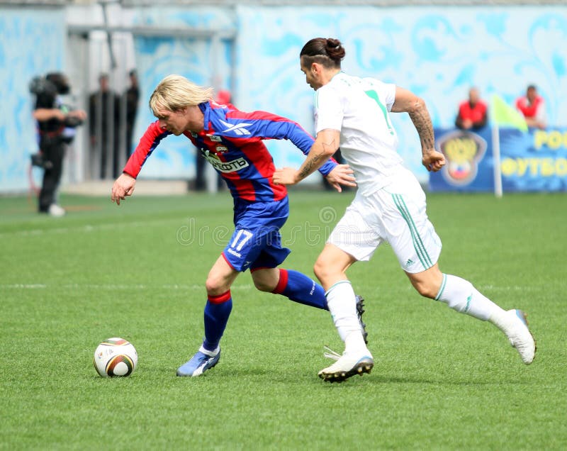 Russian Football Premier League Editorial Photo - Image of blue ...
