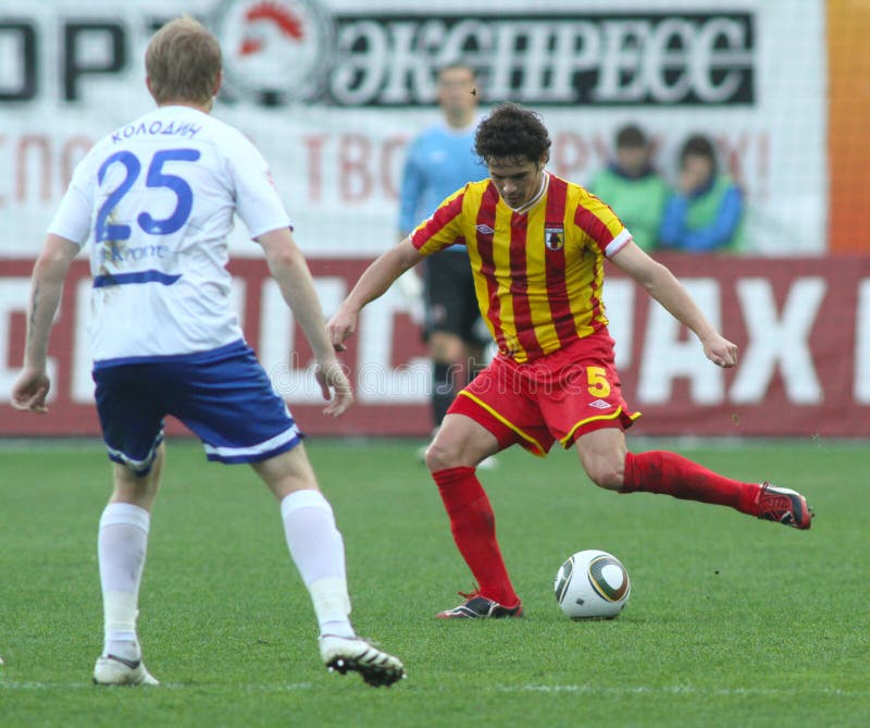 Russian Football Premier League Editorial Stock Image - Image of grass ...