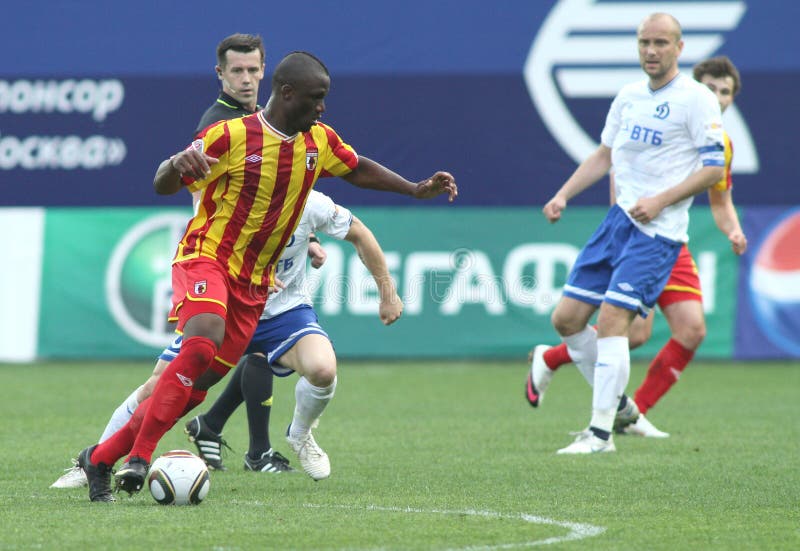 Russian Football Premier League Editorial Photo - Image of gnanou, blue ...