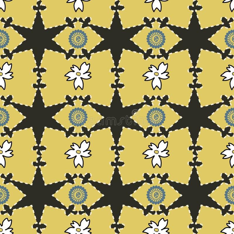 Russian_forest_yellow_geometric_grid Stock Vector - Illustration of ...