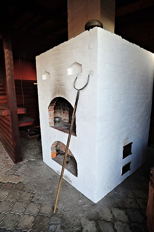 Russian furnace stock image. Image of antique, russian - 79214295