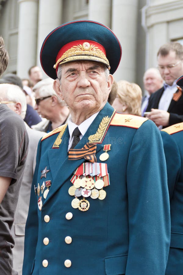 Russian General on Celebration at the Parade on Annual Victory Day, May ...