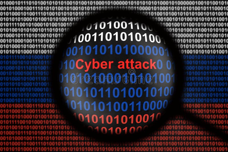 Hackers Violate Privacy. Haker is Searching Personal Data Stock Photo ...