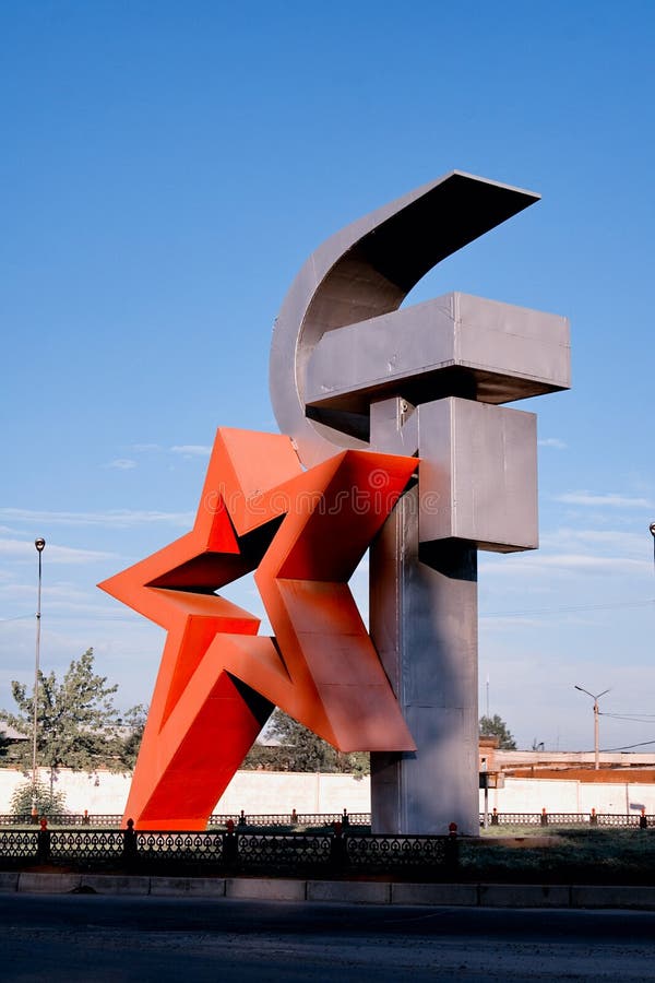 Russian hammer and sickle stock image. Image of russian - 27278399