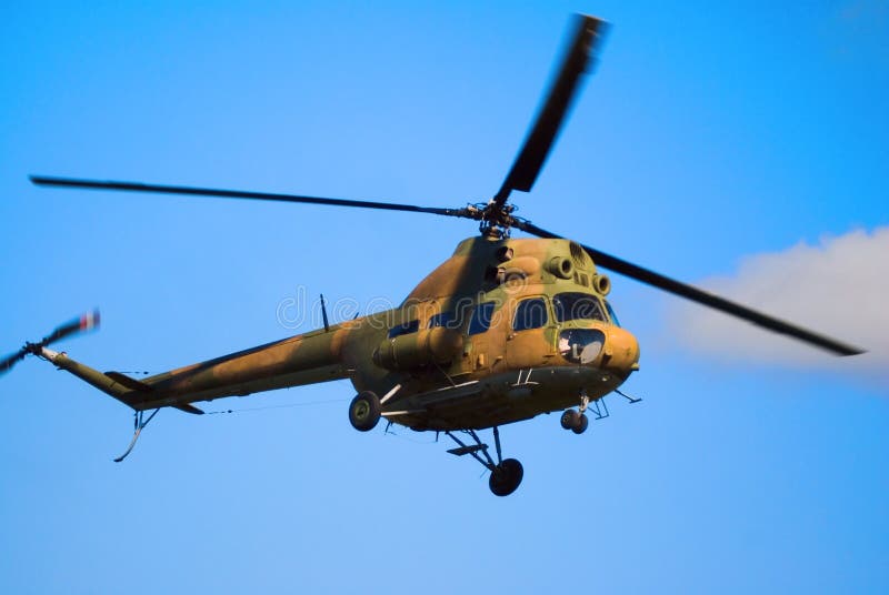 Russian helicopter MI-2 stock image. Image of high, transport - 5067595