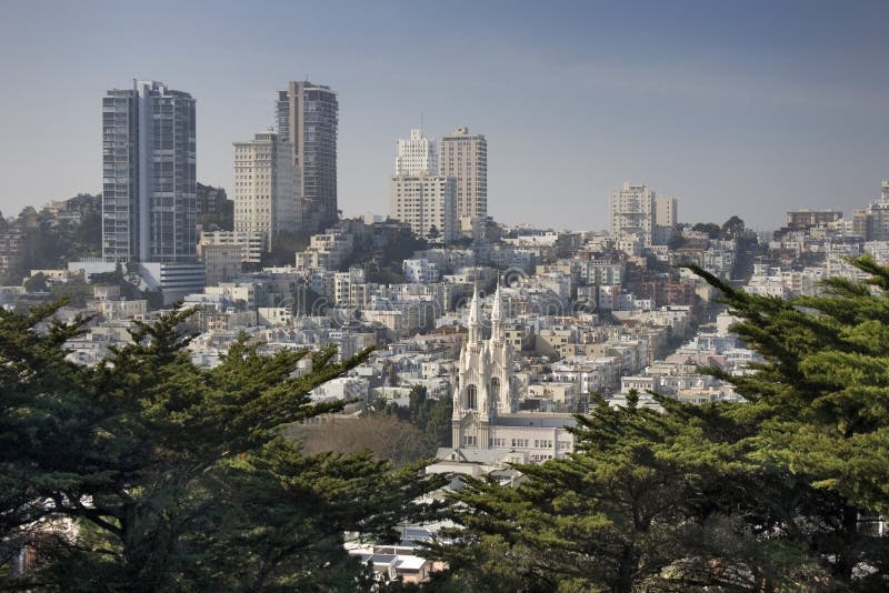 Russian Hill, San Francisco Stock Photo - Image of francisco, urban ...