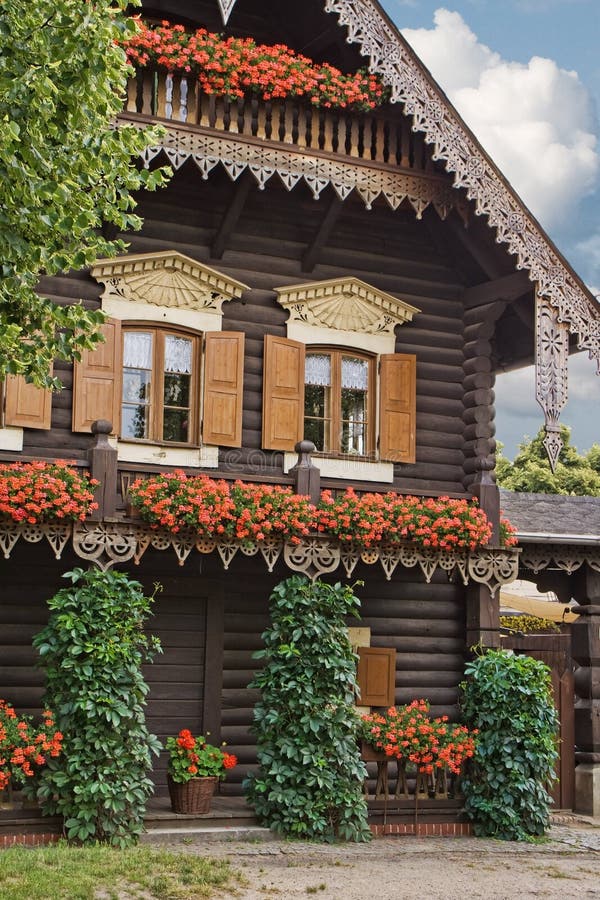 Russian log house stock image. Image of russia, wooden - 17509513