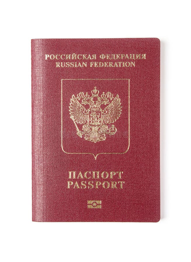 Russian International Passport Stock Image - Image of identity, customs ...