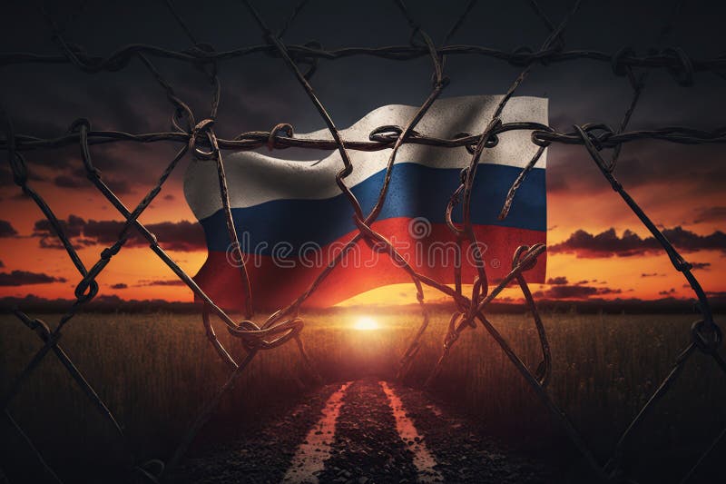 Russian Isolation from World, Created with Generative AI Technology ...