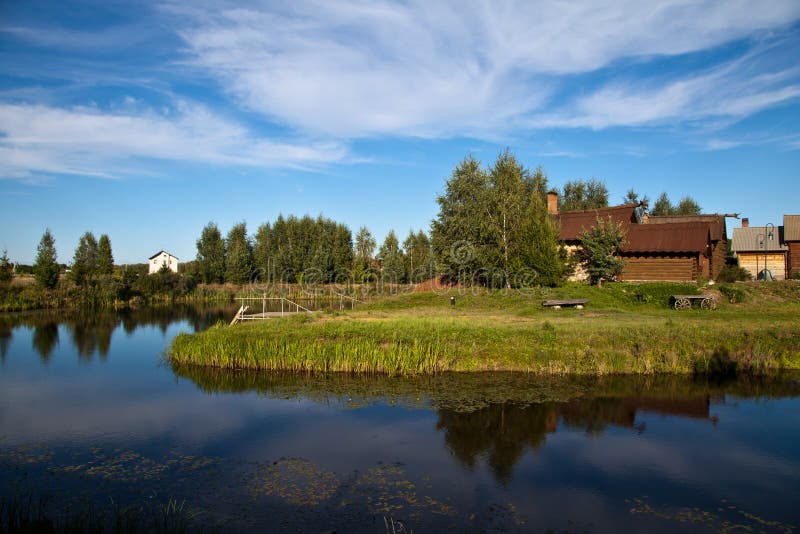 Russian landscape stock image. Image of history, crucifix - 27635443