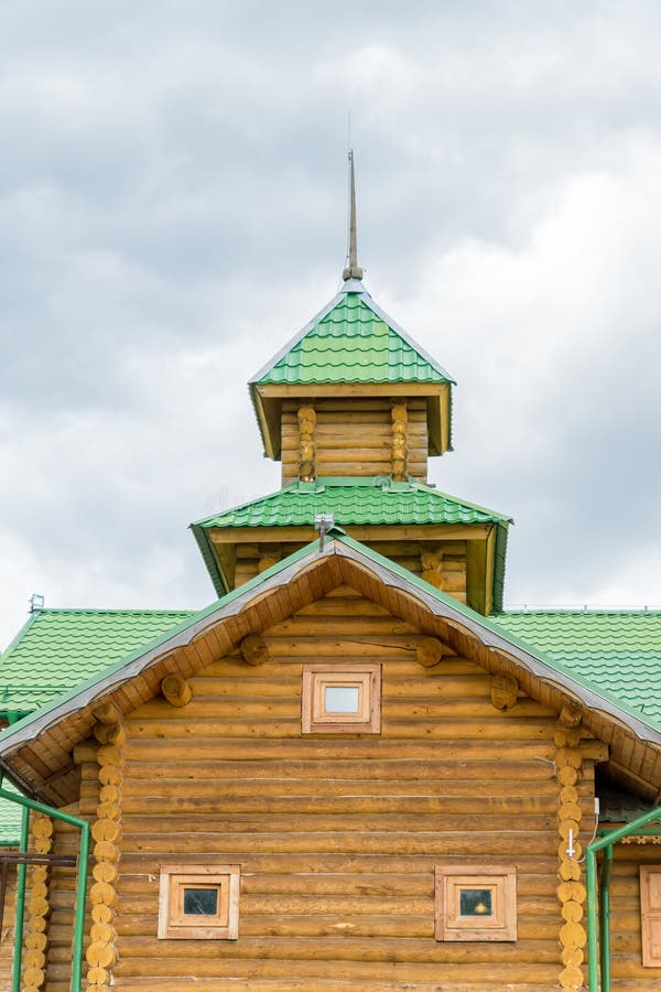 Russian log house stock image. Image of russia, wooden - 17509513