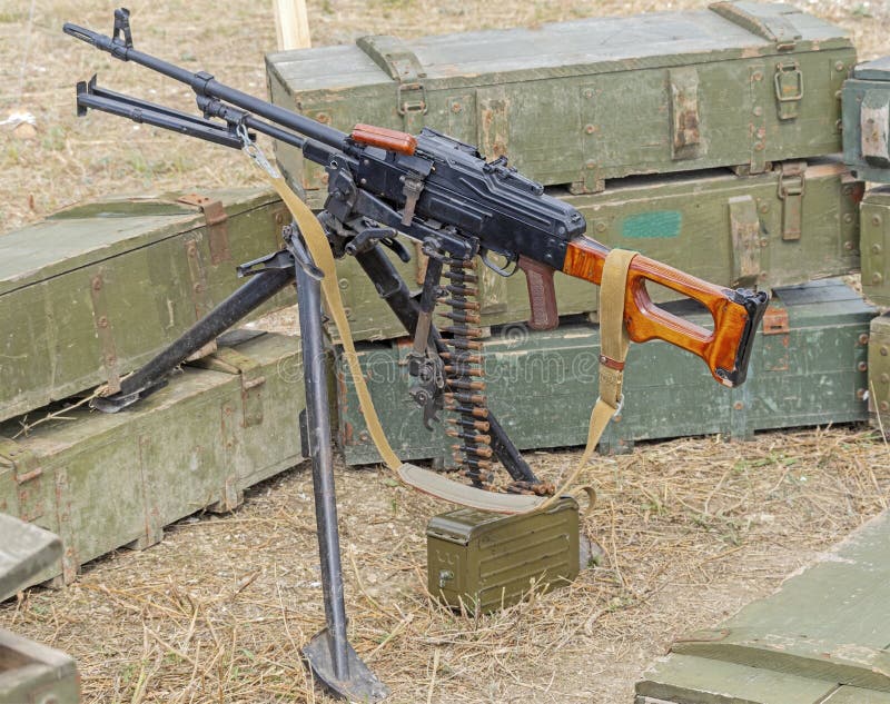 Russian Machine Gun on Position Editorial Photo - Image of historical ...