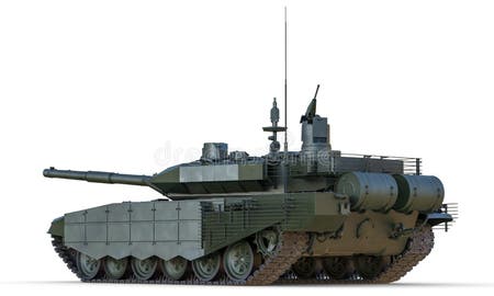 Russian Main Battle Tank Back View Stock Photo - Image of russian ...