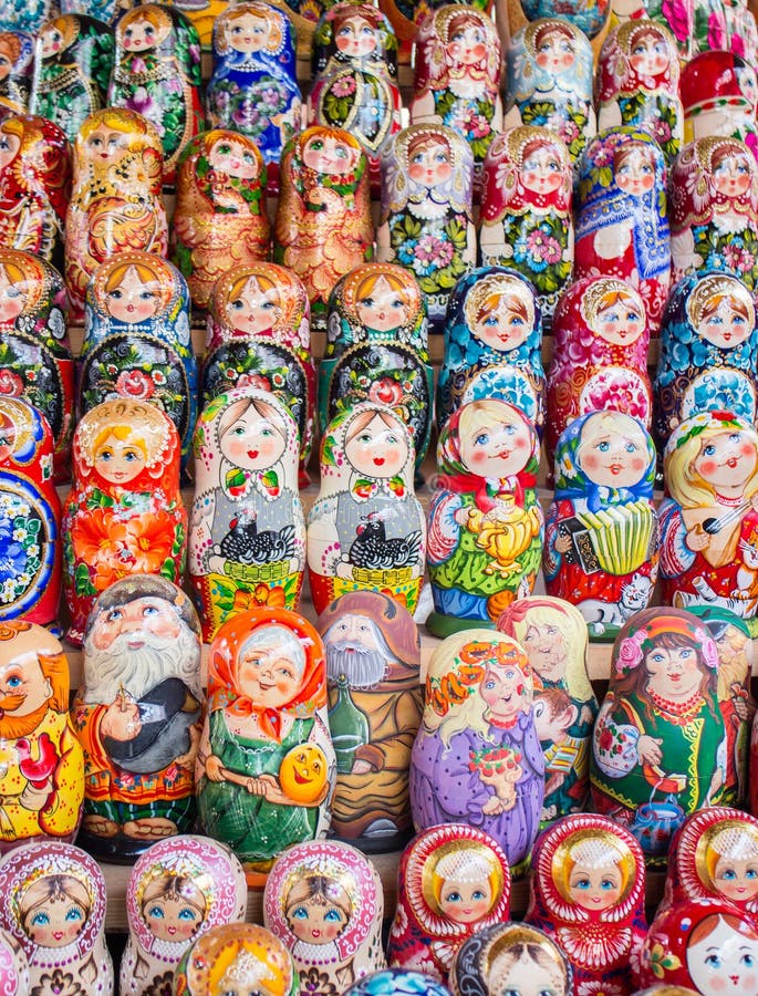 Russian matroska dolls stock photo. Image of painted - 43910072