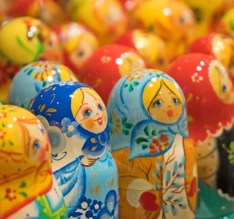 Russian Matryoshka. stock photo. Image of matrioshka - 115747248