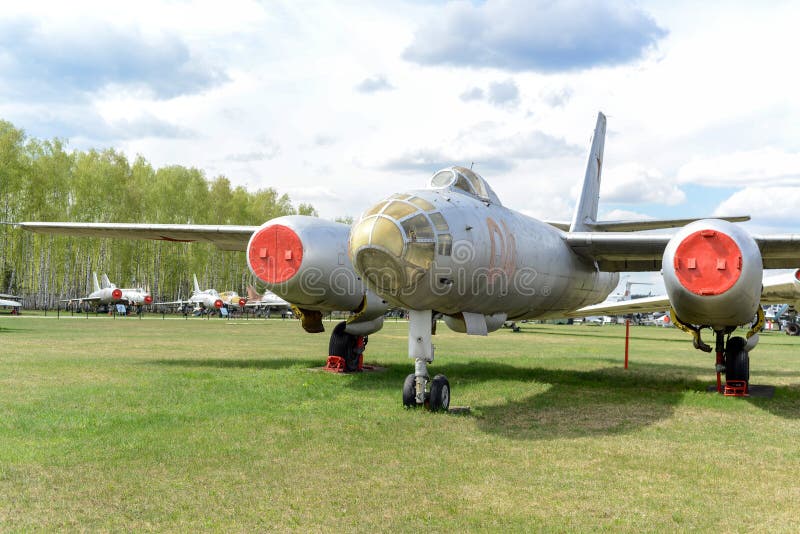 Ilyushin Il-28 Jet Bomber Airplane Stock Image - Image of retired ...
