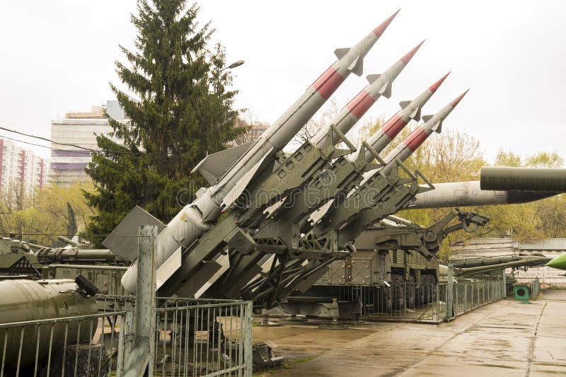 Russian Military Four Rocket Launcher System Stock Image - Image of ...