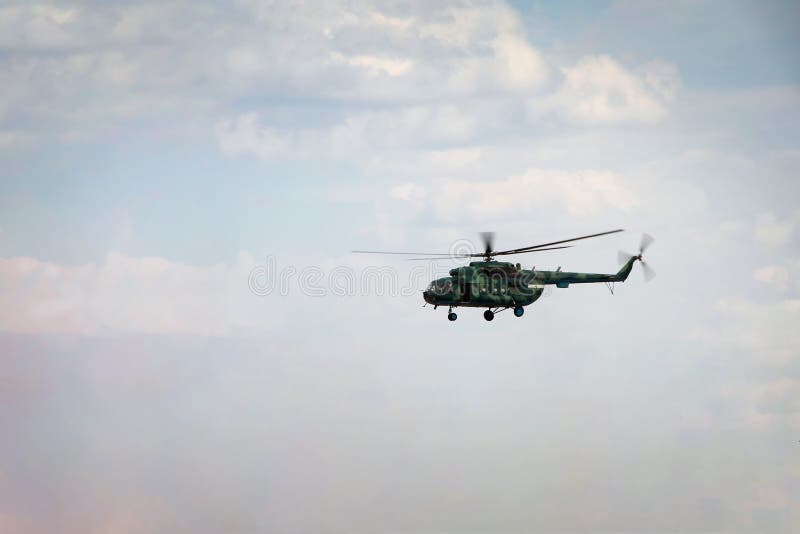 Russian Military Helicopter Stock Image - Image of missile, ussr: 250287789