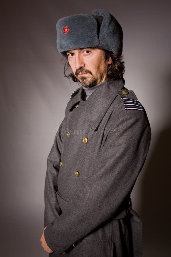 Russian military stock photo. Image of russian, silly - 76995800