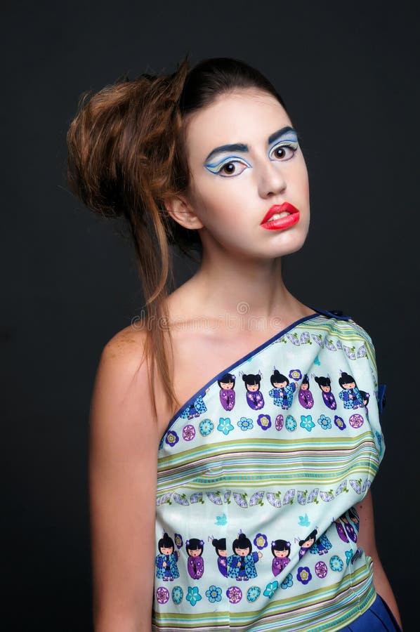 Russian model stock photo. Image of fresh, female, elegance - 45385248