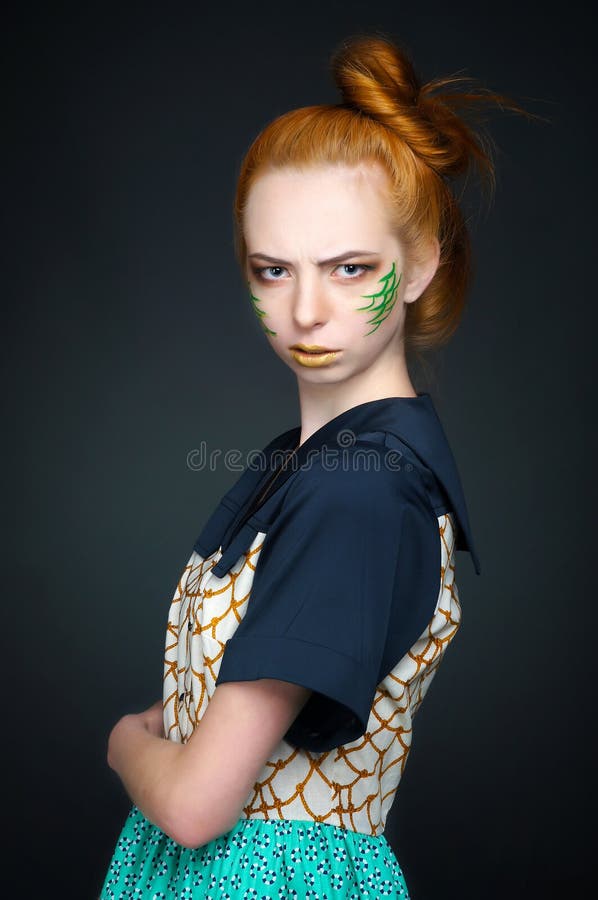 Russian model stock image. Image of fashion, girl, fresh - 45427057