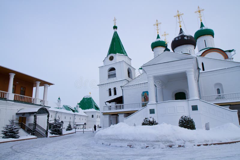 Russian monastery stock image. Image of cloister, cupola - 92020221