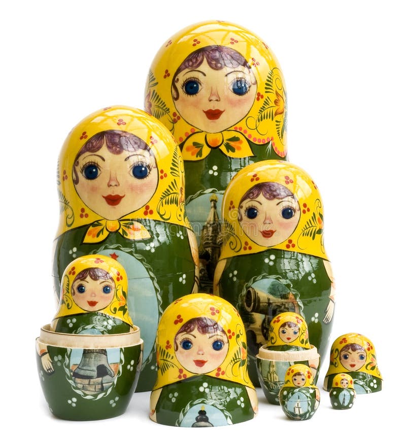 Matryoshka - Russian Nested Dolls Stock Photo - Image of change ...