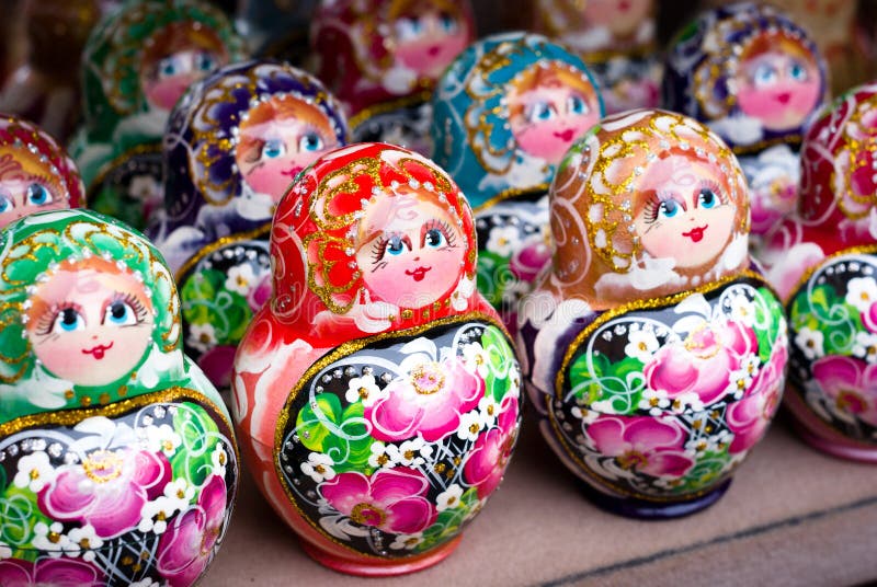 Russian nesting dolls stock photo. Image of craft, culture - 28043234