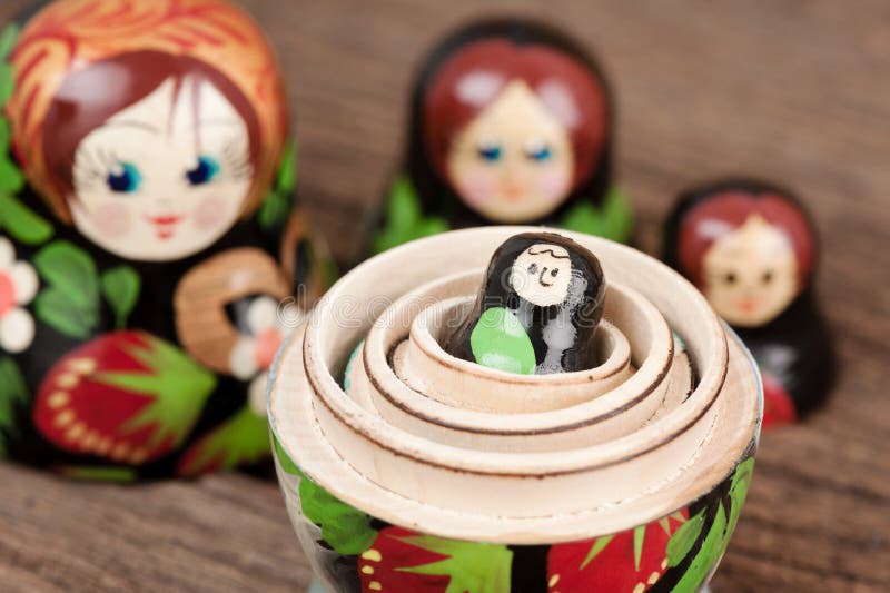 Russian nesting dolls stock image. Image of people, inside - 159110795