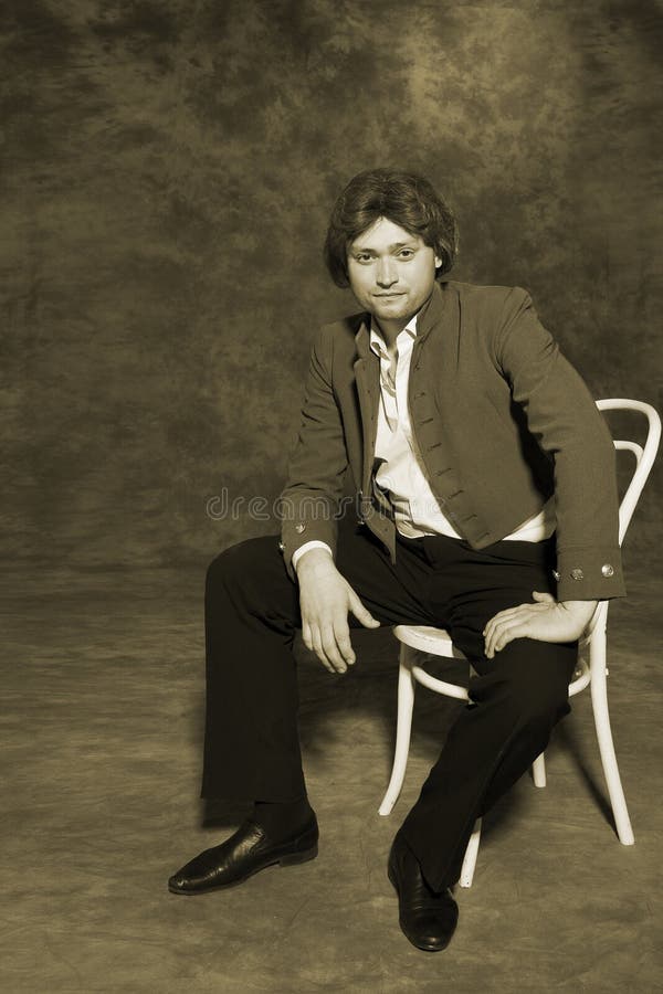 Russian Nobleman Of The 19th Century Stock Photo - Image of graph, male ...