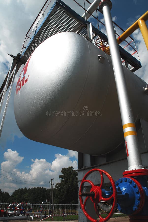 Russia.Oil Production on the Oil Field Stock Image - Image of derrick ...