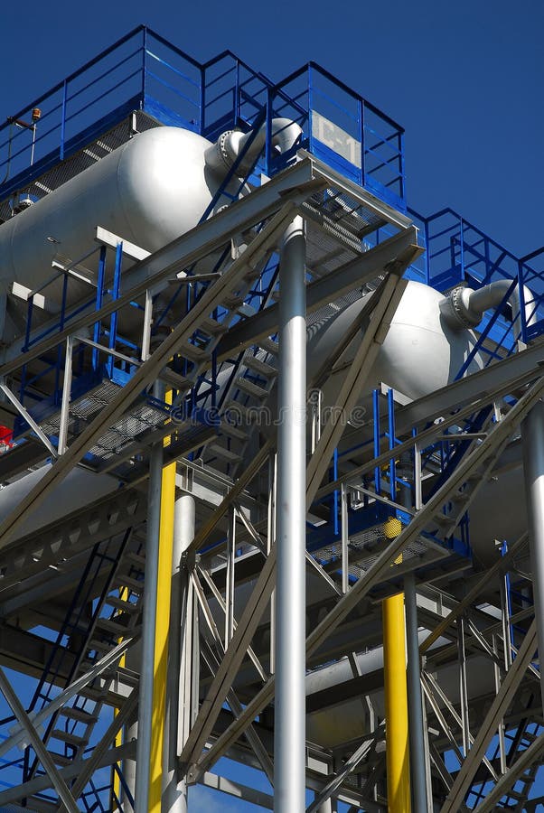 Russian Oil Production. Rigs on the Oilfield Stock Image - Image of ...