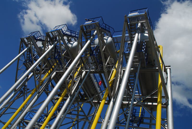 Russian Oil Production. Rig on the Oilfield Stock Image - Image of ...
