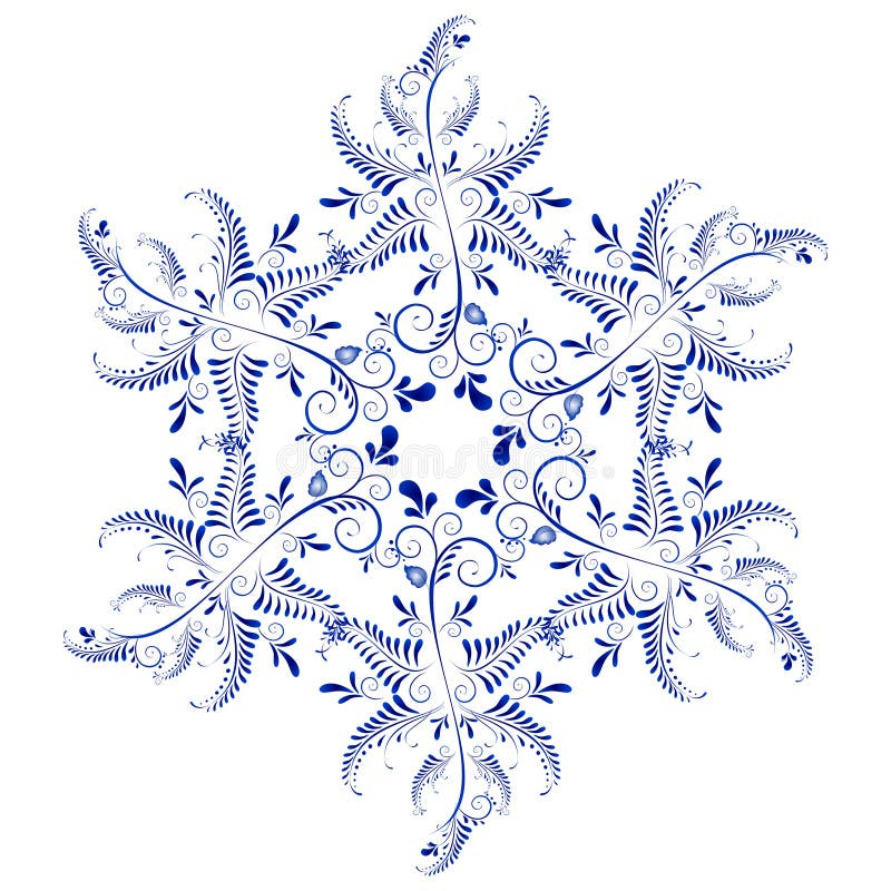 Russian ornaments stock vector. Illustration of branch - 15015713