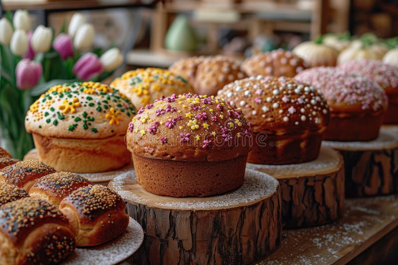 Russian Orthodox Easter Celebration Concept Stock Image - Image of ...