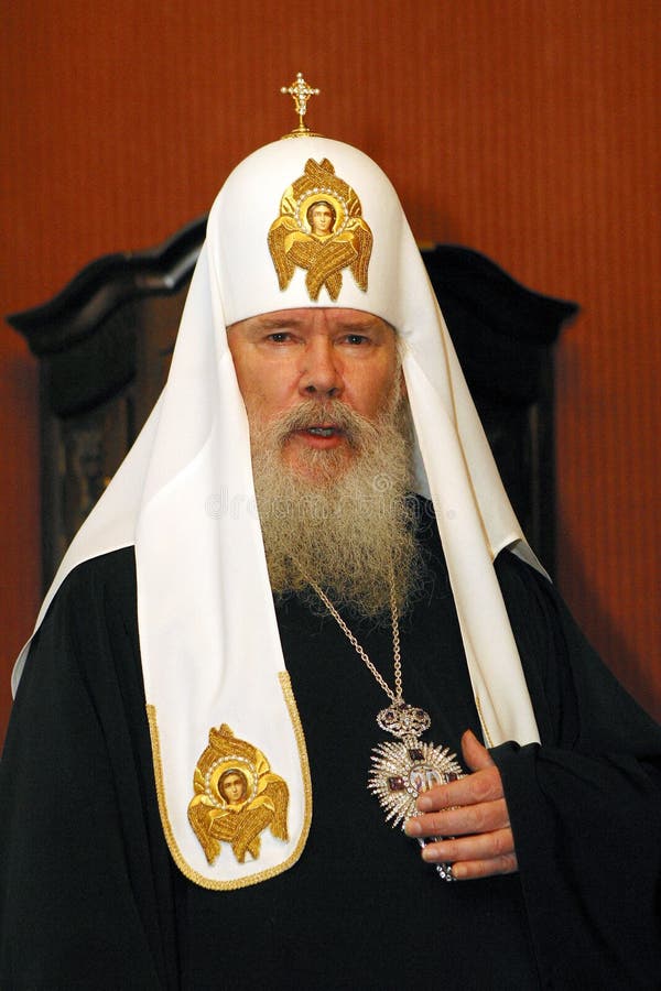 Russian Orthodox Patriarch Alexiy II Editorial Photography - Image of ...