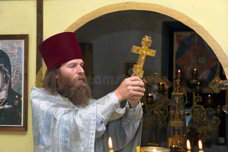 The Russian Orthodox Priest Stock Image - Image of priesthood ...