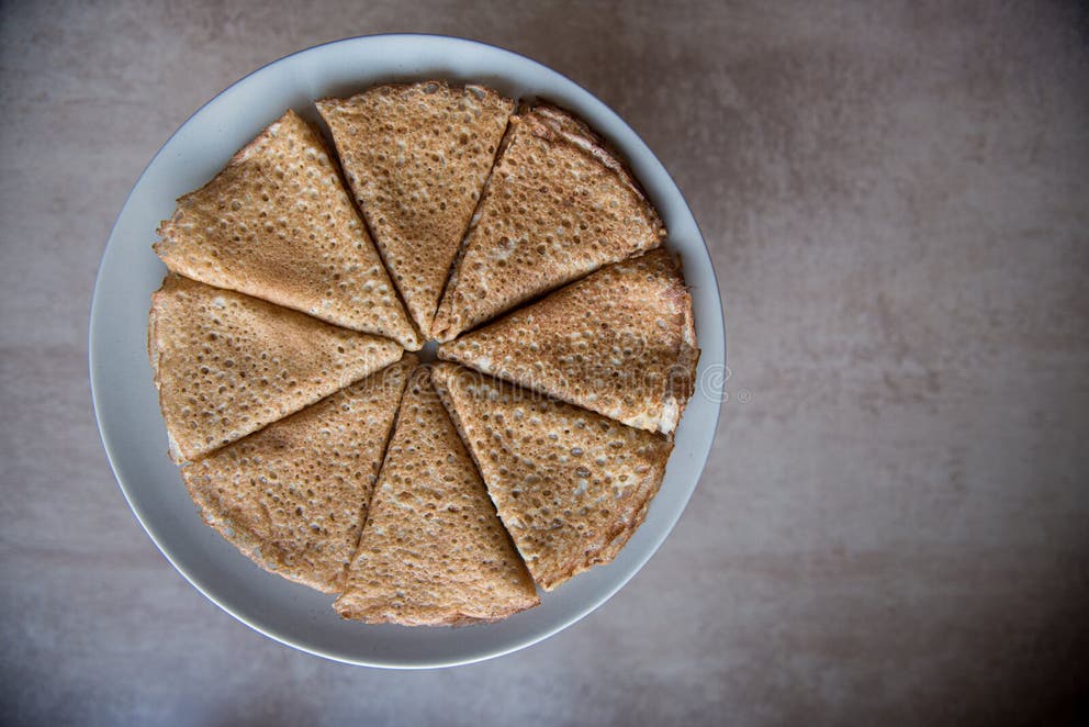 Russian Pancakes Traditional for Russian Pancake Week Stock Photo ...