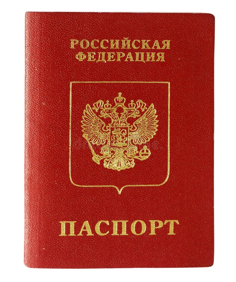 Russian passport stock photo. Image of culture, isolated - 13560262