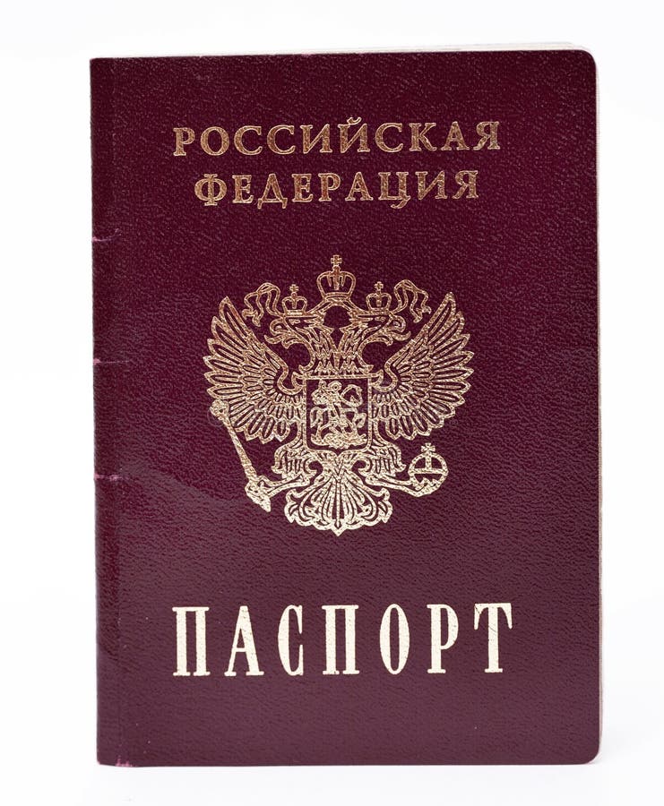 Russian passport stock photo. Image of legal, high, eagle - 48278508