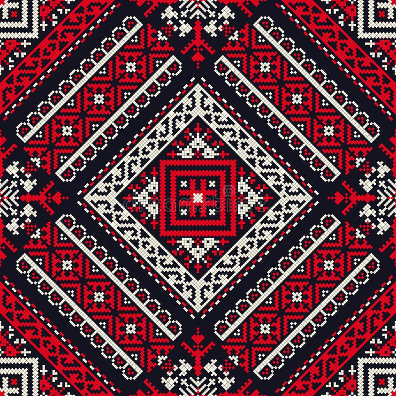 Russian pattern 63 stock vector. Illustration of ethnic - 224428281