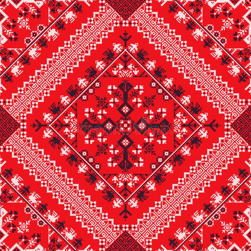 Russian pattern 63 stock vector. Illustration of ethnic - 224428281