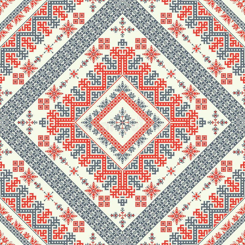 Russian pattern 48 stock vector. Illustration of fabric - 224206933