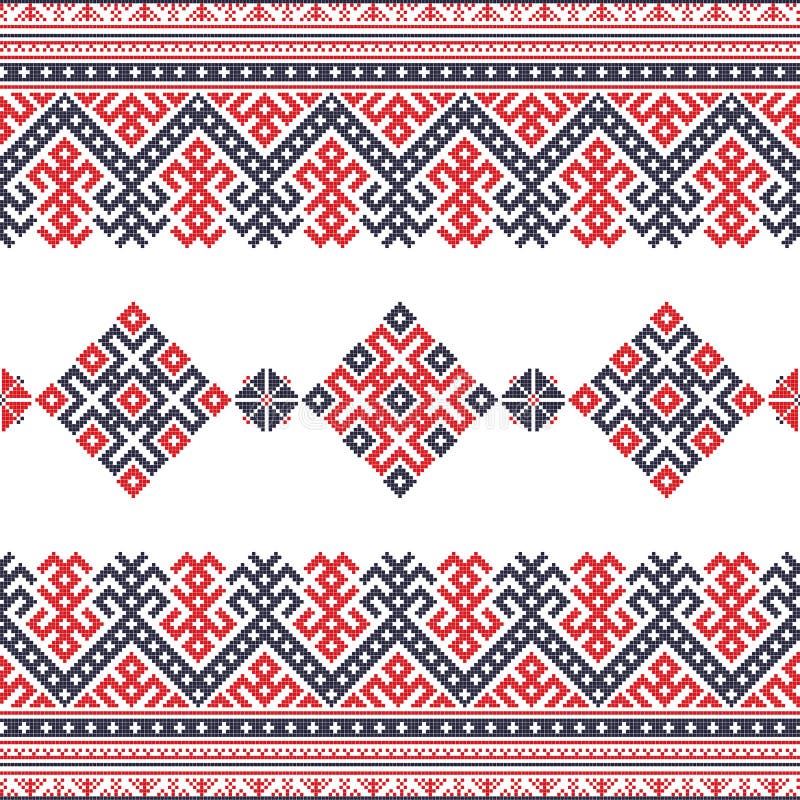 Russian pattern 66 stock vector. Illustration of geometry - 224428298