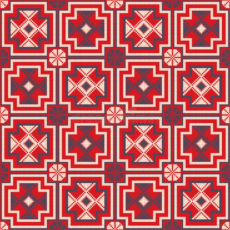 Russian pattern 71 stock vector. Illustration of pattern - 224428322