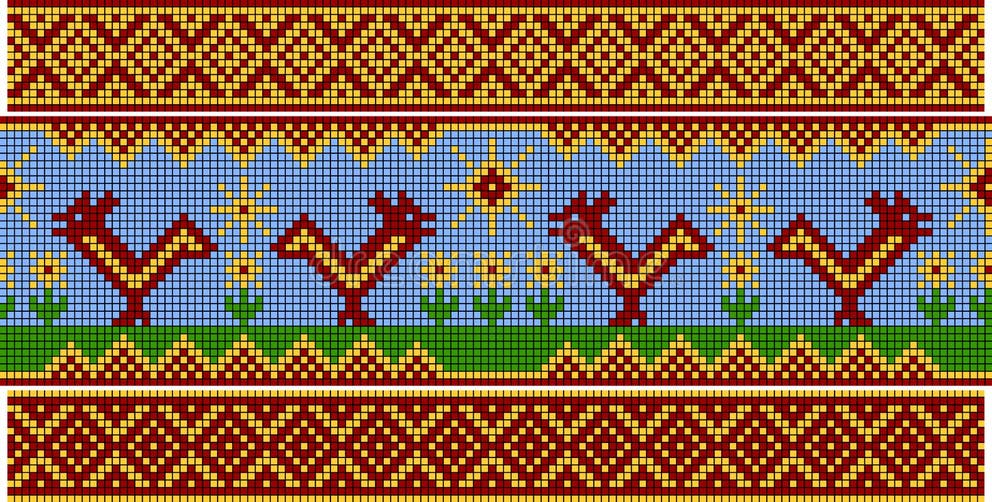 Russian Embroidery Patterns Stock Illustrations – 479 Russian ...